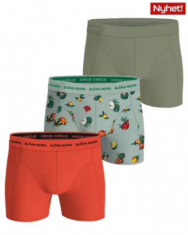 Boxerkalsonger Björn Borg 3-Pack Orange | AB K.Lindqvist.